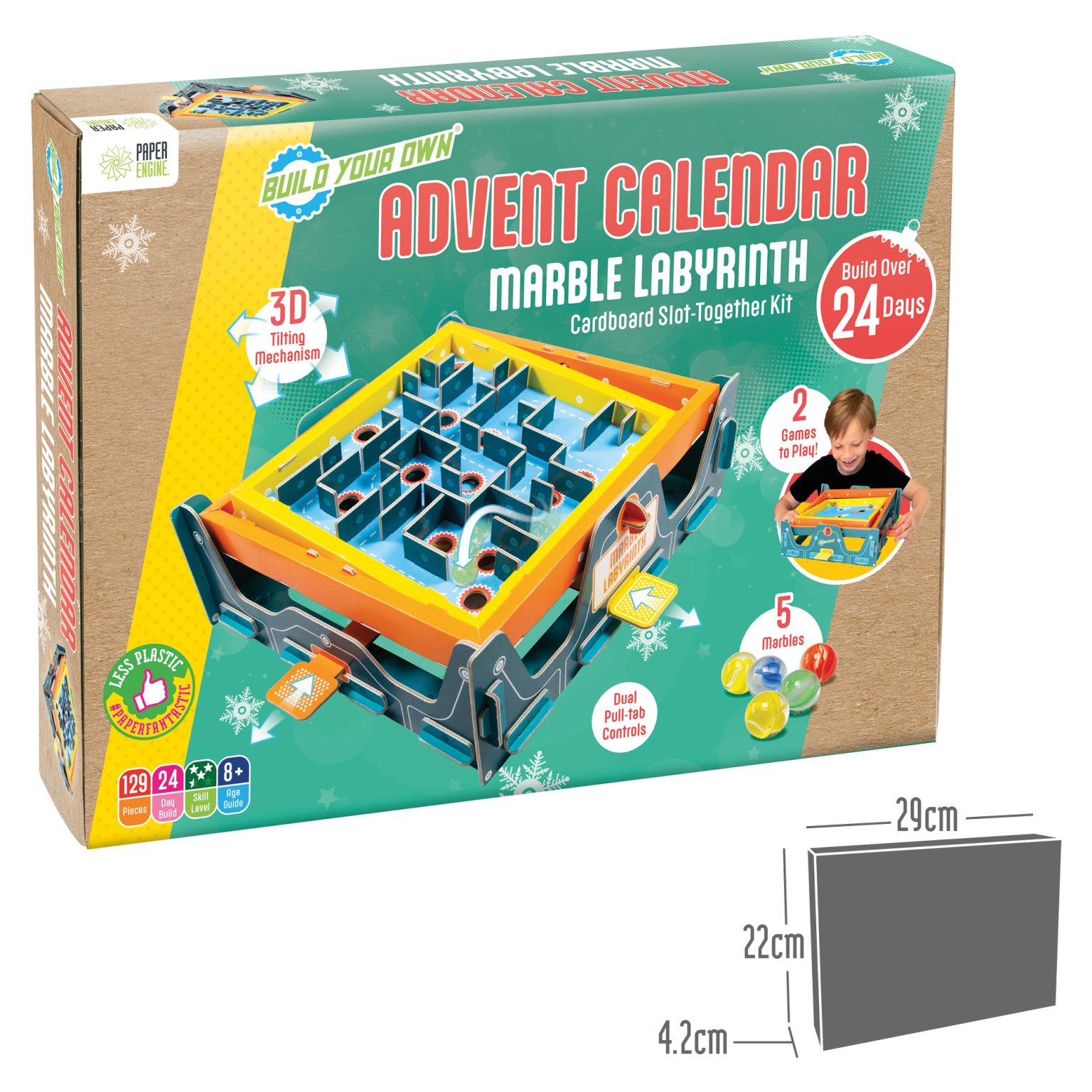 Marble Labyrinth Advent Calendar – Build Your Own