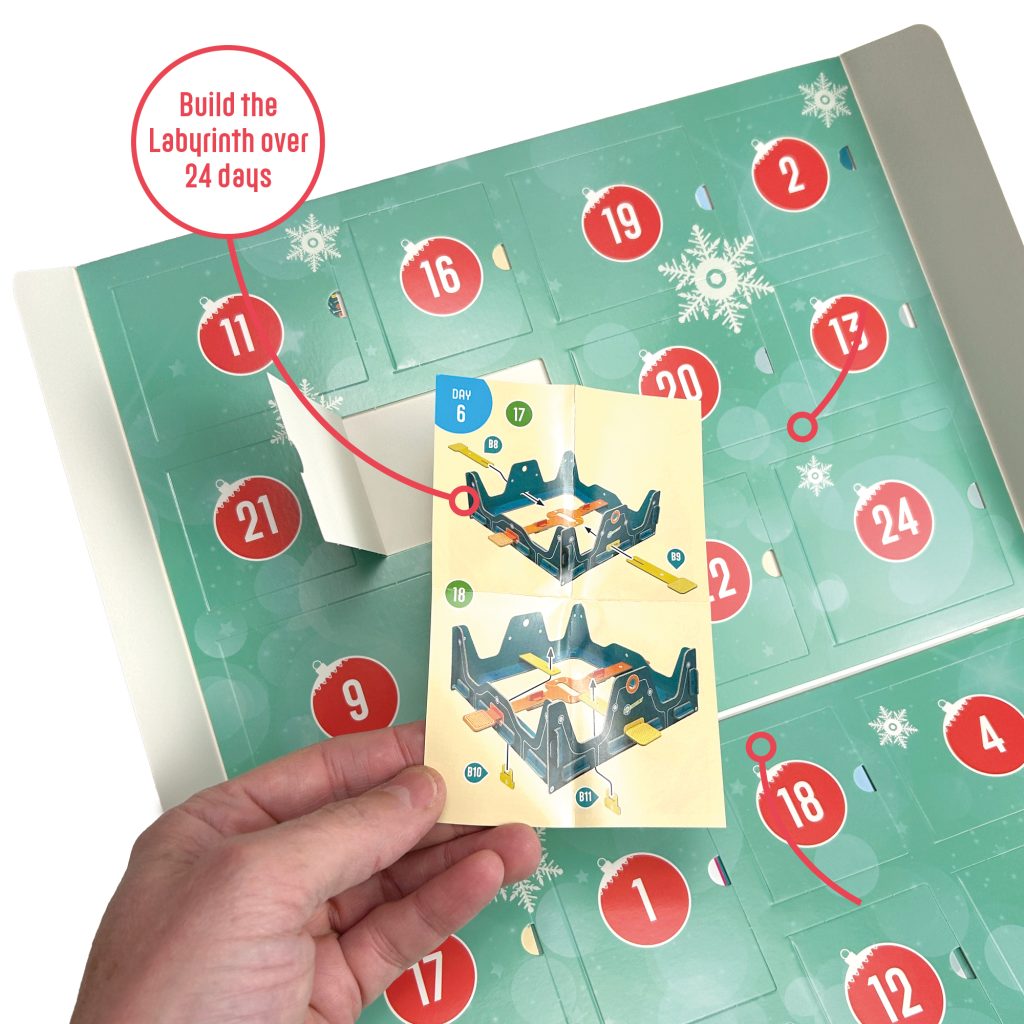 Marble Labyrinth Advent Calendar – Build Your Own